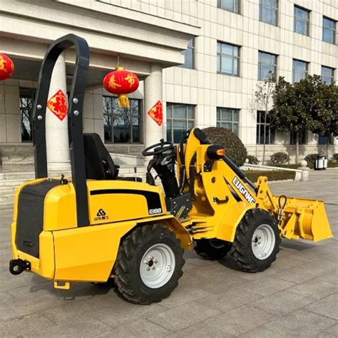 Lugong Hydraulic Tractor Loaders Garden Backhoe Excavator Mini Loader