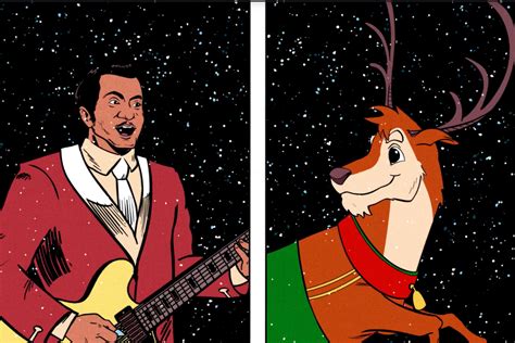 See Chuck Berrys Festive New Animated Run Rudolph Run Video