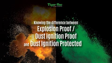 Knowing The Difference Between Explosion Proofdust Ignition Proof And