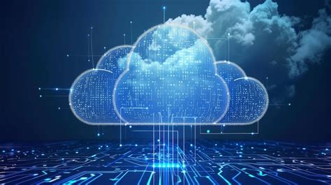 Premium Photo | Cloud computing powering the future of technology AI generated illustration