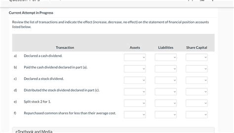 Solved Review The List Of Transactions And Indicate The
