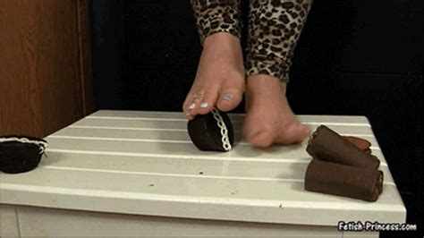 Foot Crushing Chocolate Snacks Hd Mp4 Fetish Princess Kristi