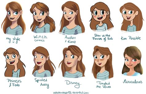 10 Styles Challenge By Waterbendergirl96 On Deviantart