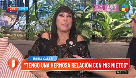 Moria Casán Mandó Al Frente A Su Nieta Helena Por Una Actitud Y Fue