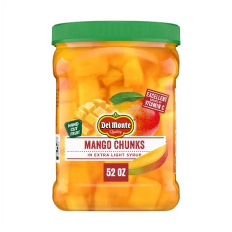 Del Monte® Mango Chunks In Extra Light Syrup 52 Oz Kroger