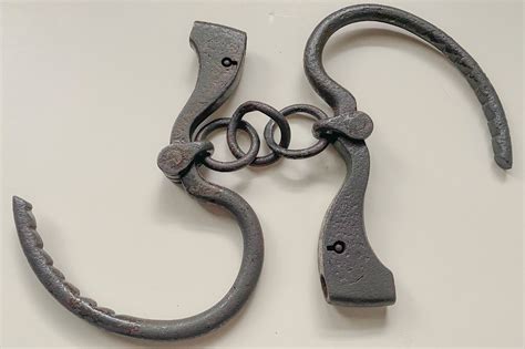 For Sale Rare Vintage Antique Handcuffs 1870s 1940s — Old Handcuffs