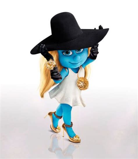 Smurfs Wearing Designer Accessories Fall Accessories On Smurfs