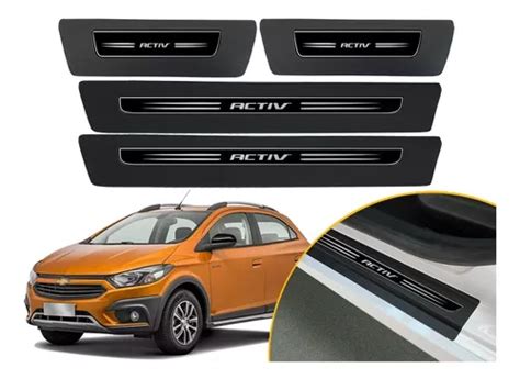 Jogo De Soleira Adesiva Gm Onix Activ Modelo Elegance Drop