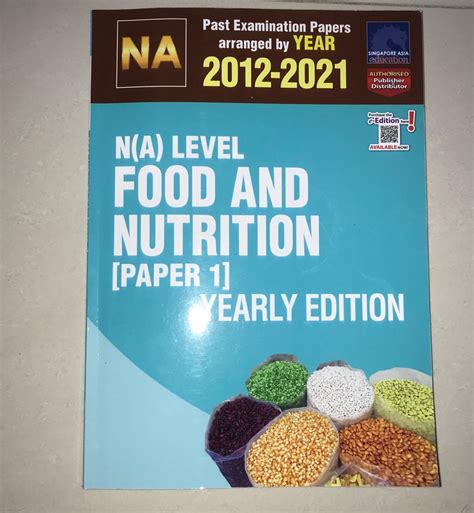 Na Food And Nutrition Science Tys Hobbies And Toys Books And Magazines