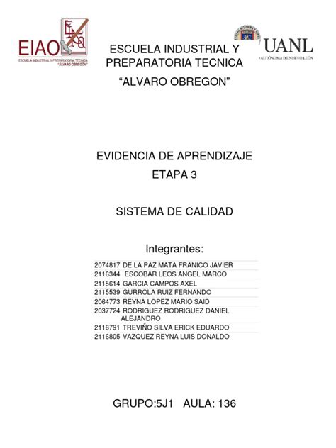Evidencia De Aprendizaje Etapa 3 Sc Pdf
