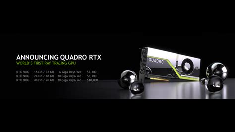 NVIDIA Demos Turing GPU Based Quadro RTX Graphics Card In Ray Tracing
