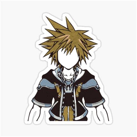 Kingdom Hearts Sora Sticker For Sale By Pklighting Redbubble