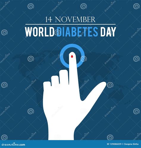 World Diabetes Day Awareness With Hands Hold The Meter Measures For
