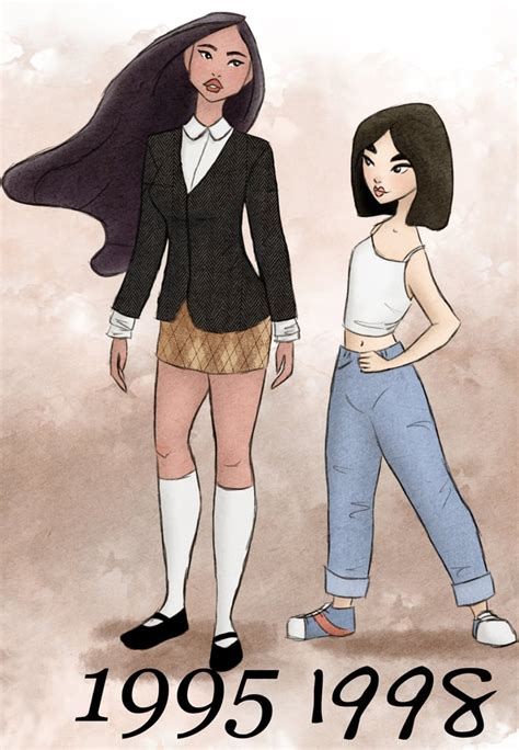 Pocahontas And Mulan Disney Princess By Years Popsugar Love Sex Photo