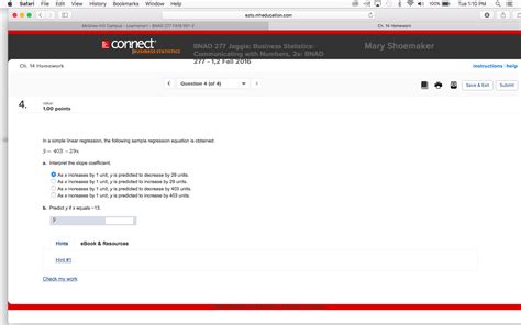 Solved In A Simple Linear Regression The Following Sample Chegg
