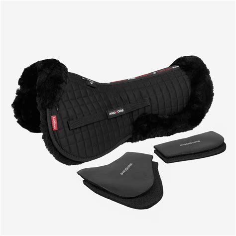 Lemieux Pro Sorb Lambskin Half Pad System Black Unicorn Tack