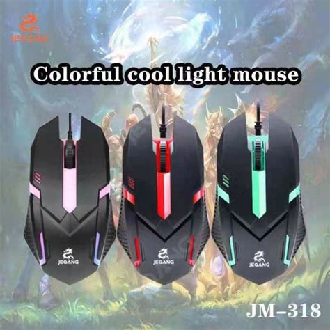 Mouse Gaming Mouse Usb Optical Mouse Universal Mouse Colorful Luminous