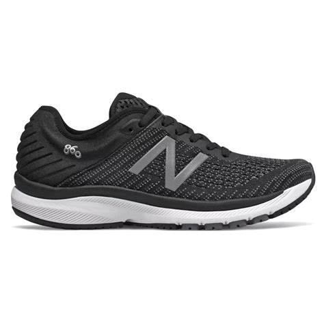 New Balance W860 V10 D Wide Womens Running Shoes Blackwhite Mike