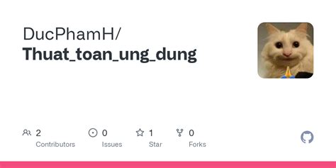 GitHub DucPhamH Thuat Toan Ung Dung