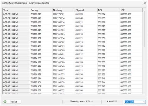 Raw Data Files Manager Eye4software Hydromagic Hydrographic Survey Software