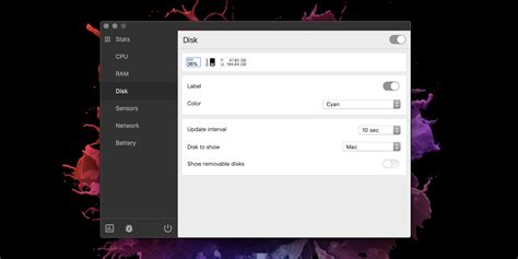 How To View Cpu Ram Disk And Network Usage In The Menu Bar On Macos