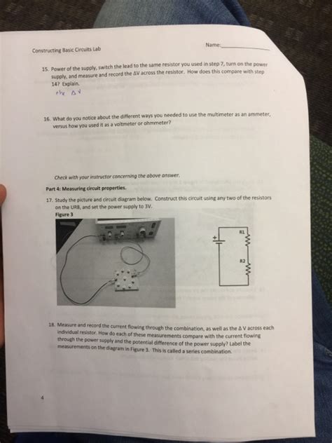 solved constructing basic circuits lab how to measure and