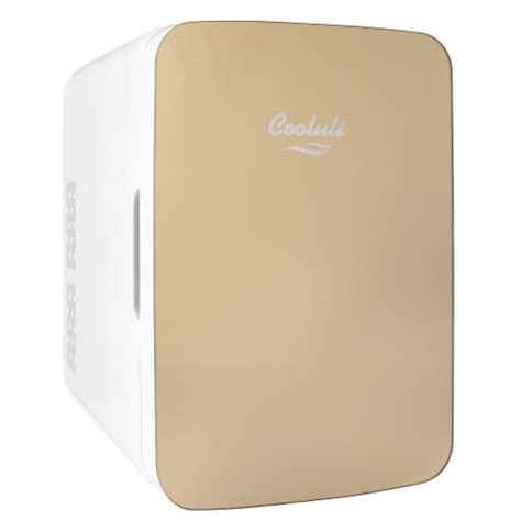 Cooluli Infinity 10 Liter Portable Compact Mini Fridge Gold 1 Qfc