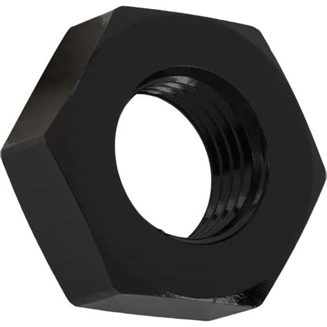 Aluminum Bulkhead Jam Nut Black 3 An