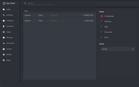 Cellframe Dashboard Release