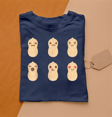 Peanut Graphic T Nut Design Peanut Design Robinplacefabrics