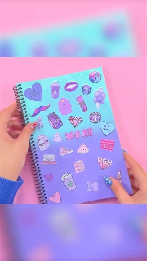 Cute Notebook Decor Idea Diy Notebook Cover Design Back To School