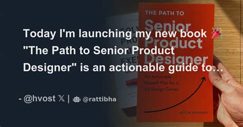 Today I M Launching My New Book The Path To Senior Product Designer