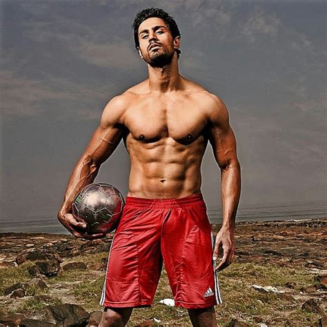 Shirtless Bollywood Men Indian Male Model In Bed In Underwear