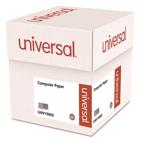 Unv15852 Printout Paper 1 Part 20 Lb Bond Weight 14 88 X 11 White