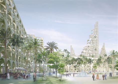 Sou Fujimotos Doha Masterplan With Towers Of Arches Architecture
