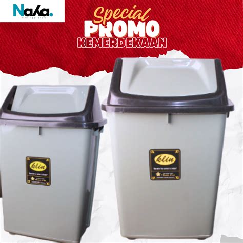Tempat Sampah Segi Plastik Tong Sampah Pelastik Kapasitas 5 Liter