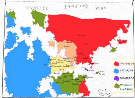 Carte Des Zones Divalice Dans Ff12 Légende En Anglais