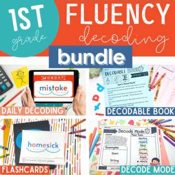 1st Grade Fluency Decoding Bundle for SOR Reading Centers | EL Skills Block | Fluency, Decodable ...