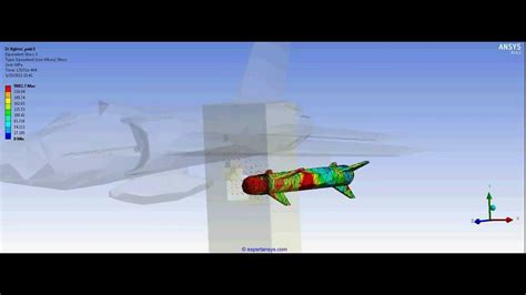 Ansys Wb Finite Element Analysis Crashing Of A Fighter Planes Wing