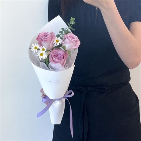 혜화 대학로 성신여대 꽃집 꽃닮은너 나예리 장미 보라색 장미 미니꽃다발 네이버 블로그