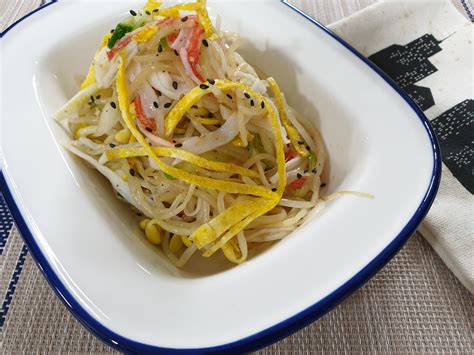 ♥ 신혼밥상 게살콩나물겨자채