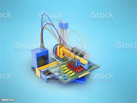 프린터는 족 손잡고 3d 인쇄 부품 흰색 배경에서 3d 렌더링 3차원 인쇄에 대한 스톡 사진 및 기타 이미지 3차원 인쇄 보철 장비 손 Istock