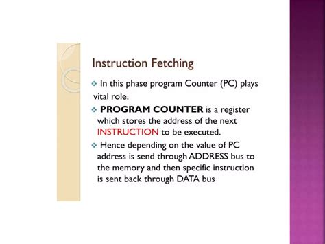 Instruction Cycle Ppt