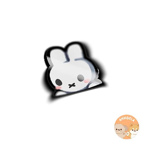Miffy Peeking Sticker Ahhgela