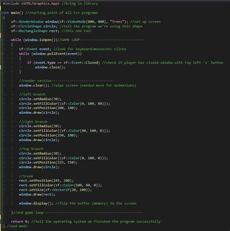 Sfml Simple Shapes Cecgameprogramming
