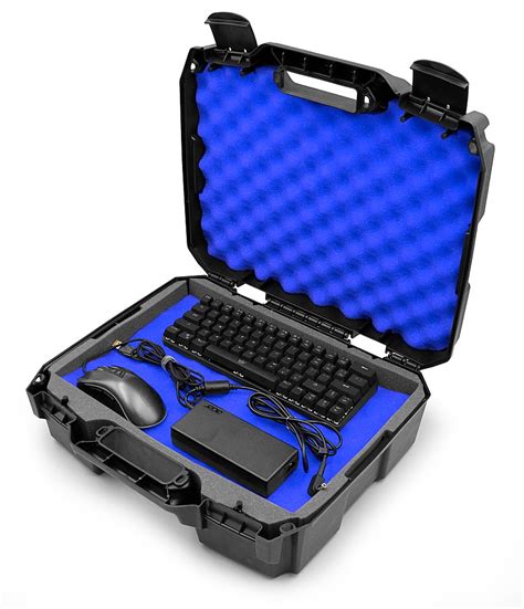 Casematix Hard Shell Case With Shock Absorbing Foam Fits Up To 15 Inch