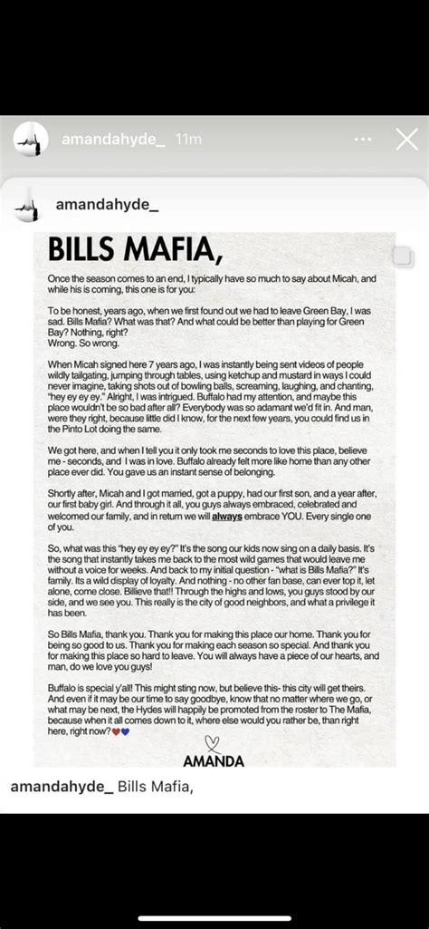 Post By Amanda Hyde😭 R Buffalobills