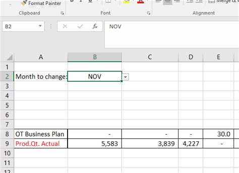 Excel Change Formula In Cell Based On Selected Options From Drop Down List Stack Overflow