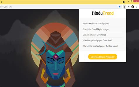 Lord Shiva Chrome New Tab Background In Chrome