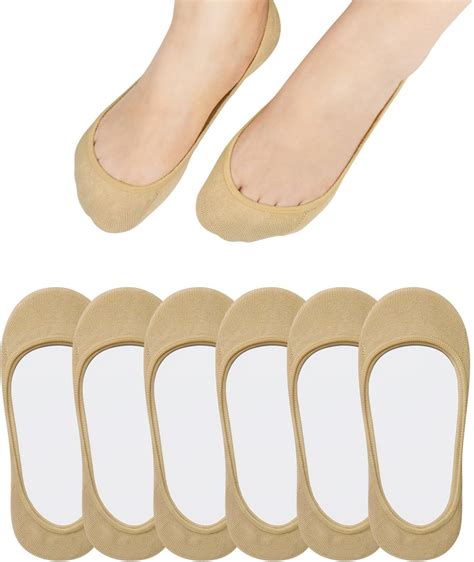 No Show Socks Women Non Slip Hidden For Flats Boat Invisible Ultra
